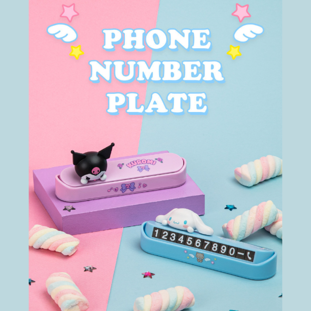 SANRIO PHONE NUMBER PLATE – COKODIVE JAPAN